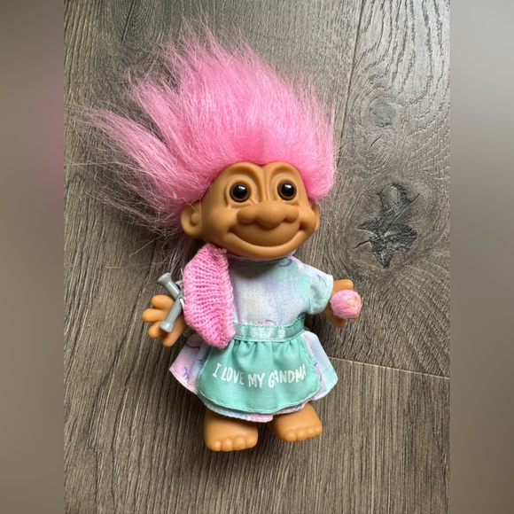 Russ | Toys | Russ 9s I Love My Grandma Troll With Knitting Needles And ...